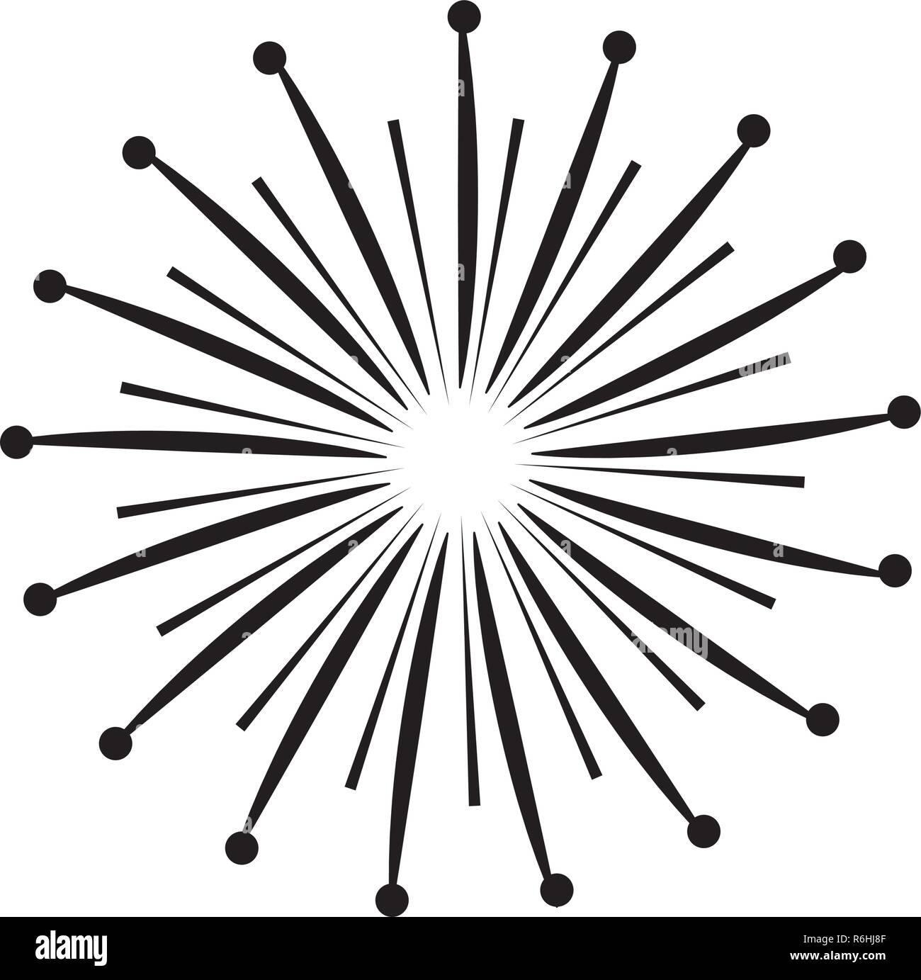 bright fireworks cartoon Stock Vector Image & Art - Alamy