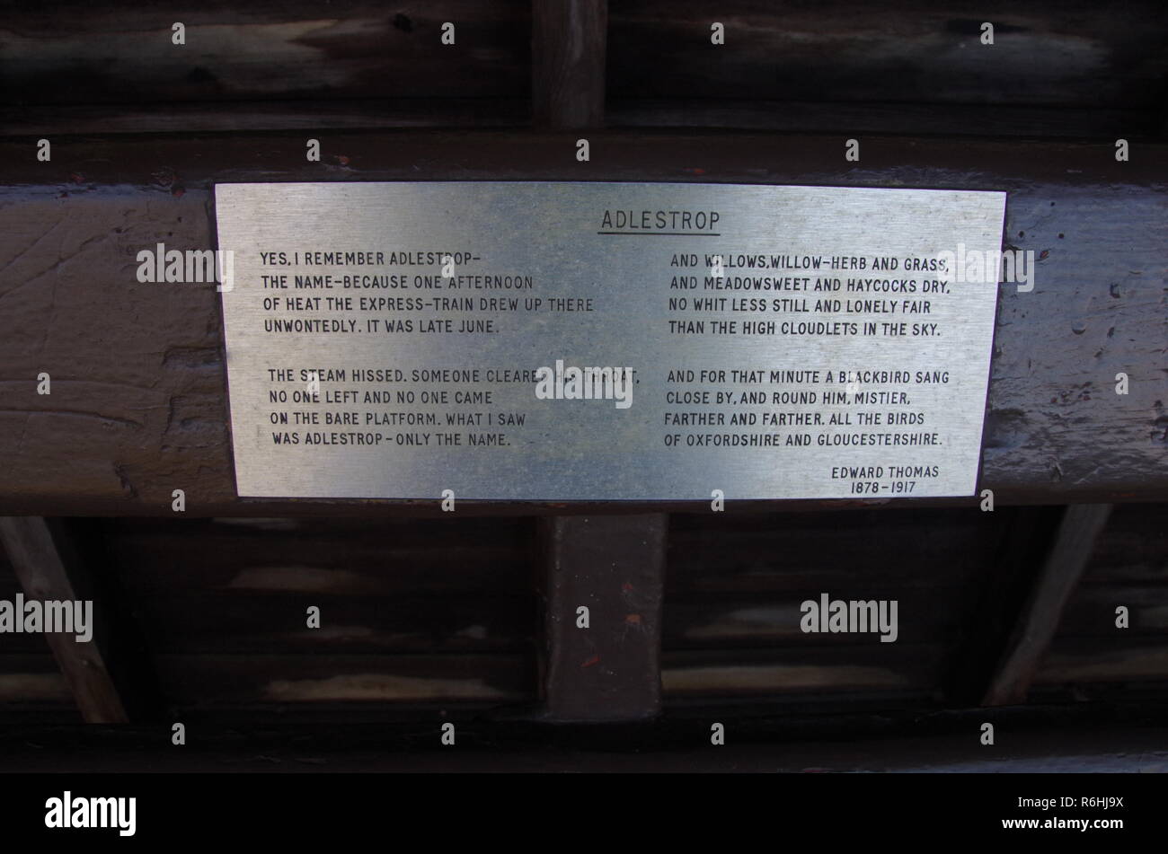 Adlestrop station hi-res stock photography and images - Alamy