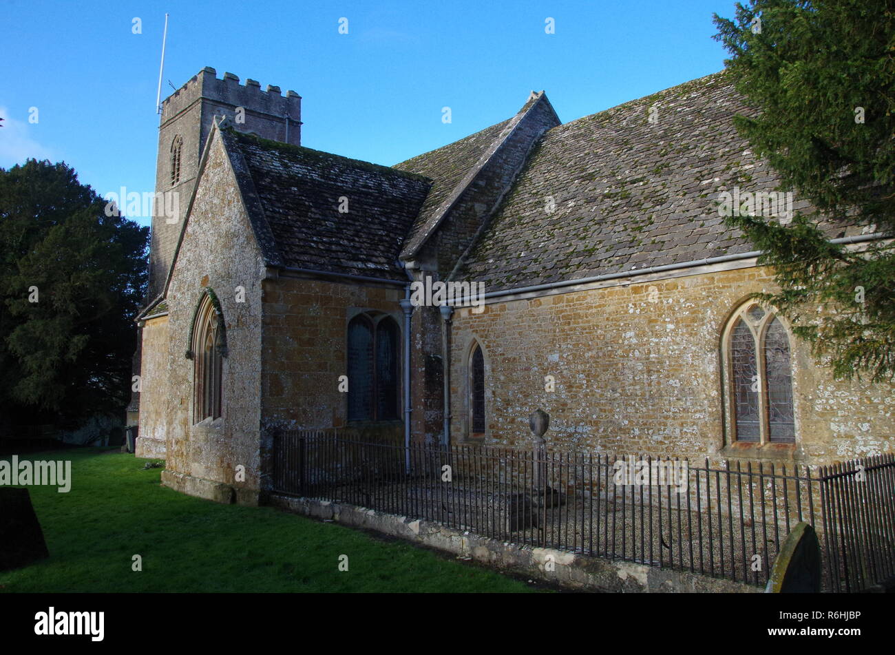 St Mary Magdalene church. Adlestrop. The Macmillan Way. Long-distance ...