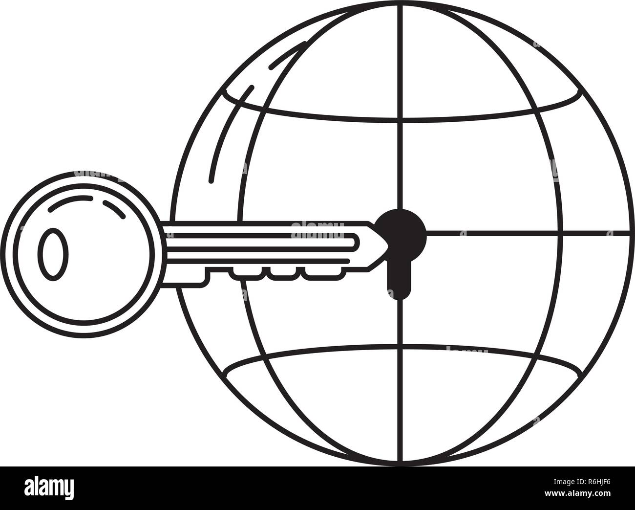 security system cartoon Stock Vector Image & Art - Alamy