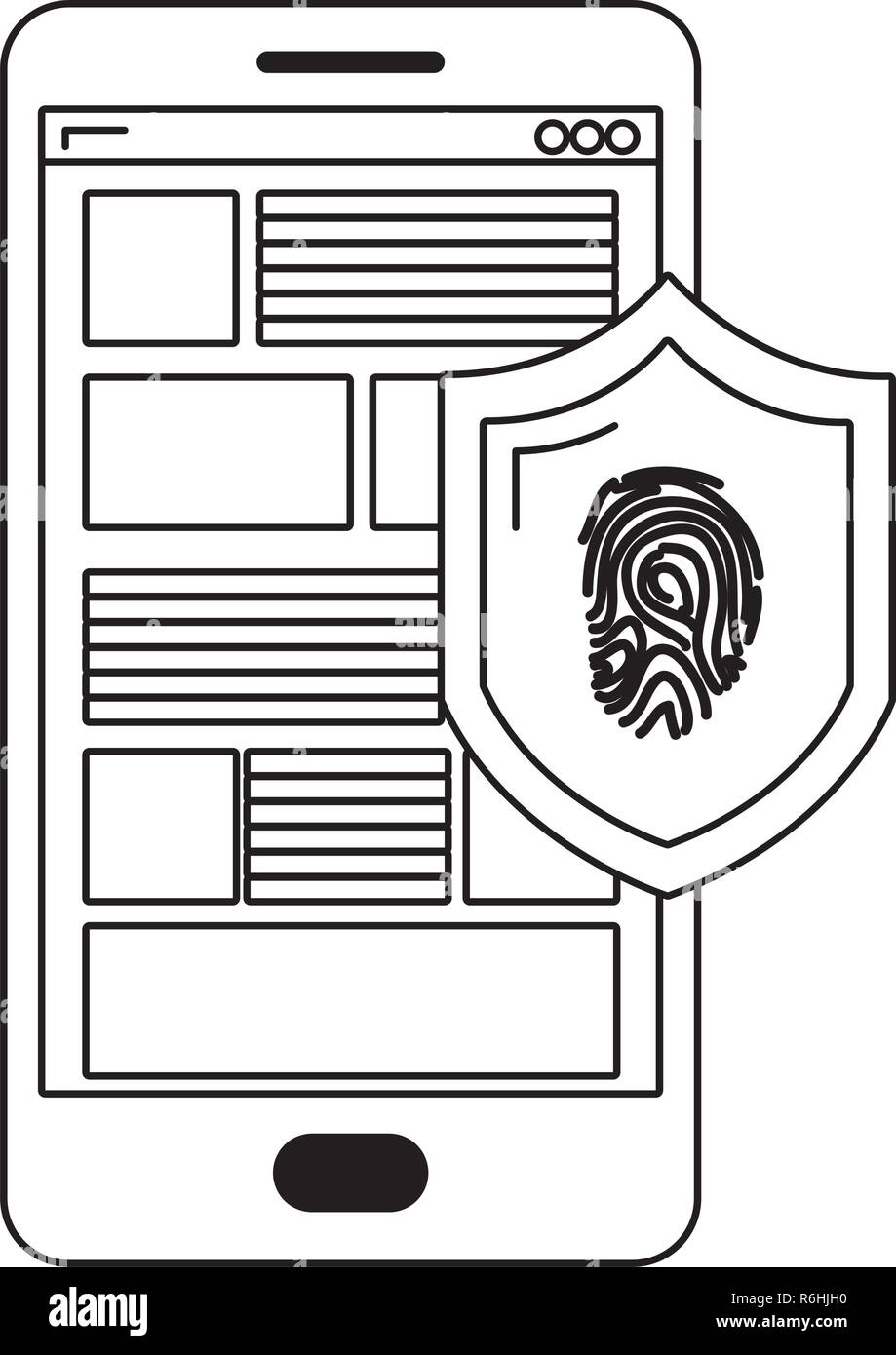 security system cartoon Stock Vector Image & Art - Alamy