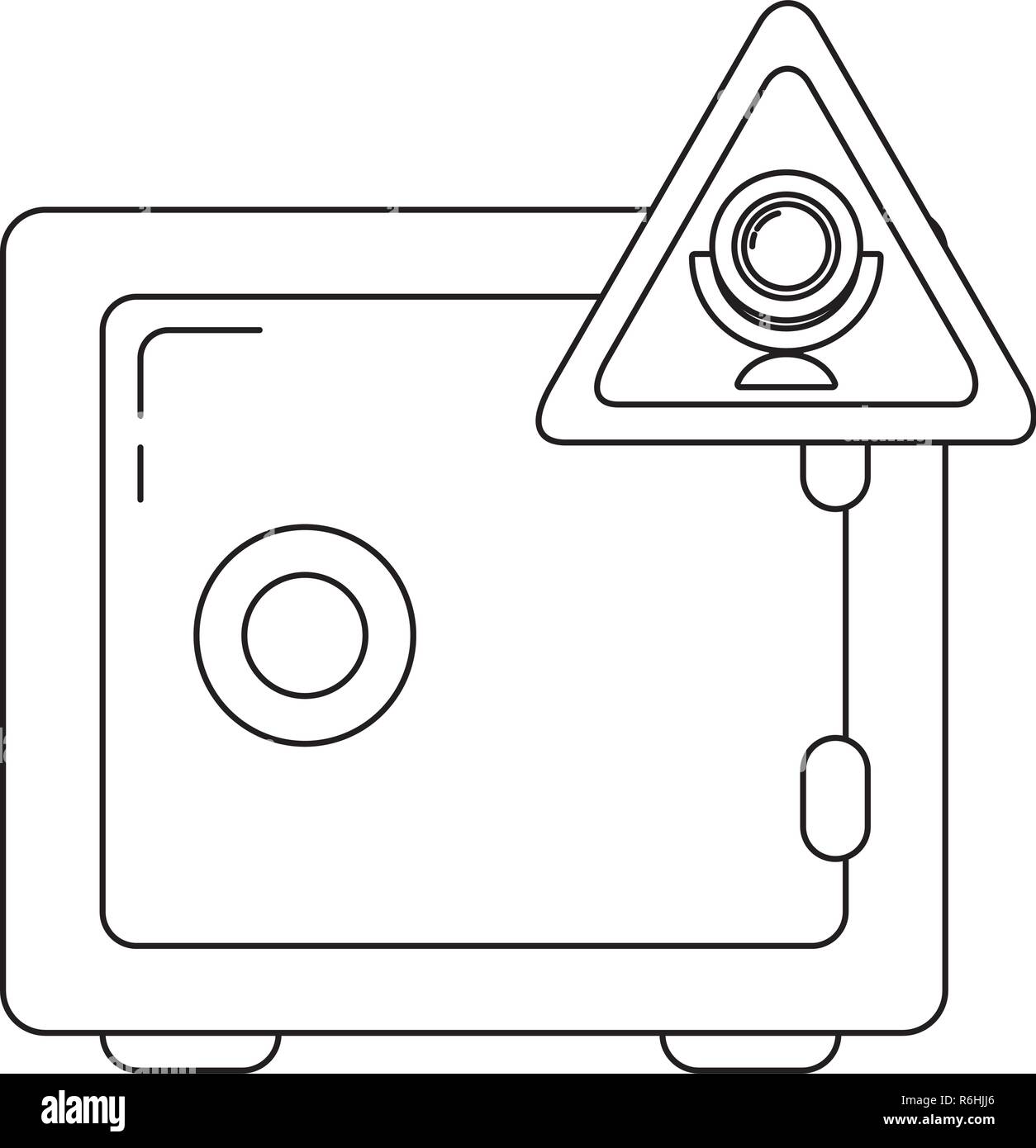 security system cartoon Stock Vector Image & Art - Alamy