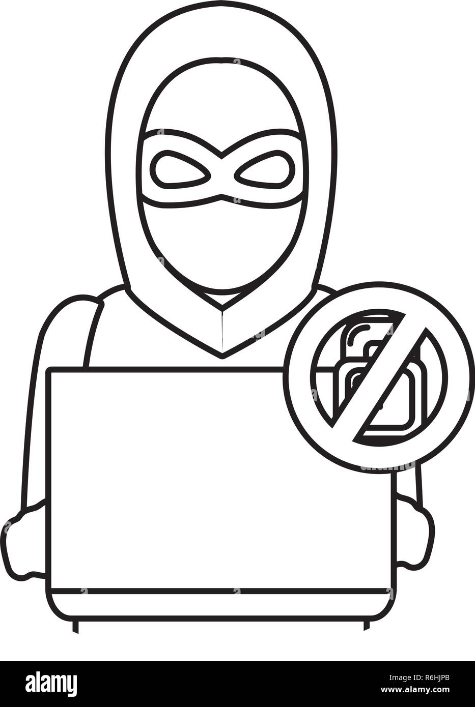 security system cartoon Stock Vector Image & Art - Alamy