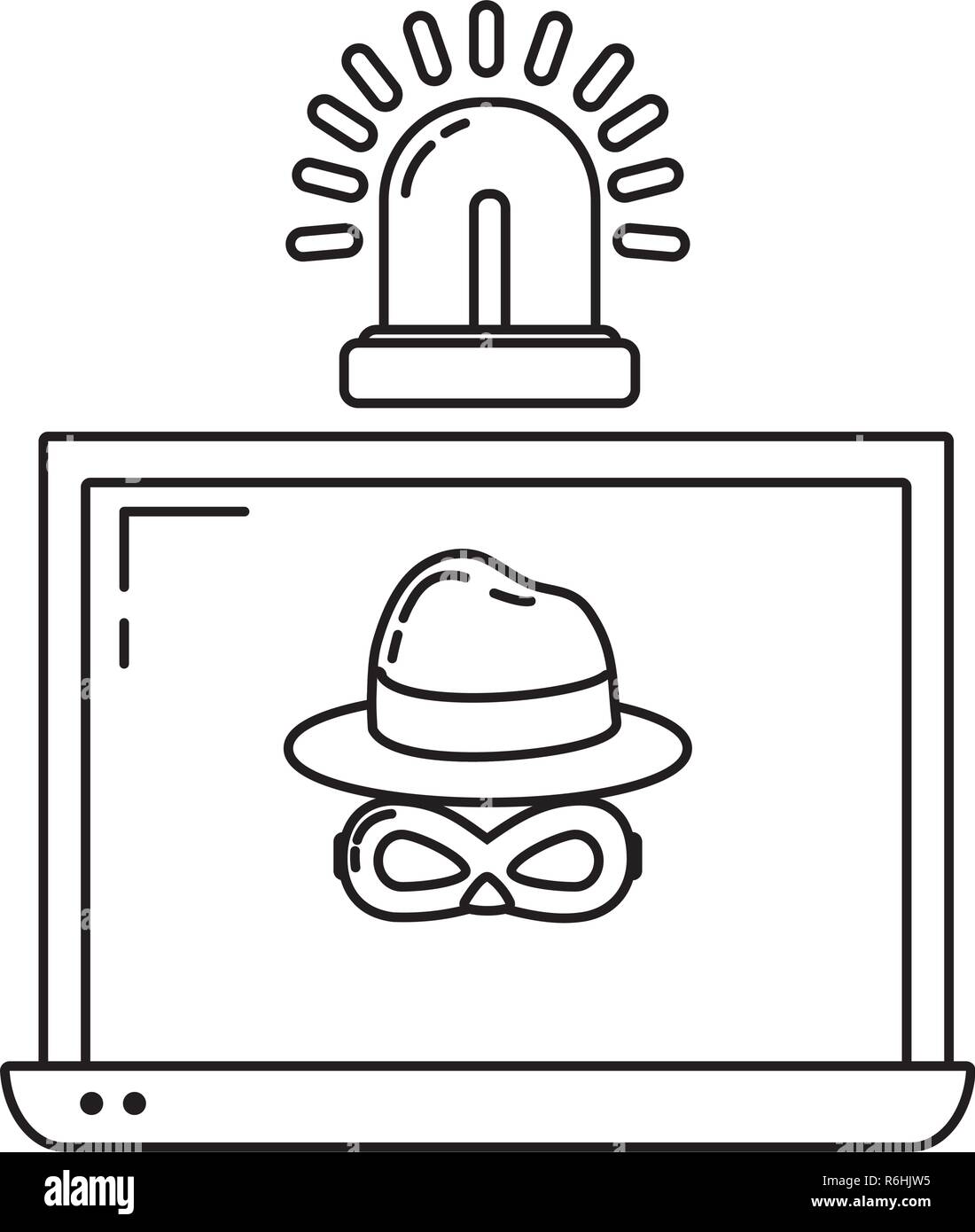 security system cartoon Stock Vector Image & Art - Alamy