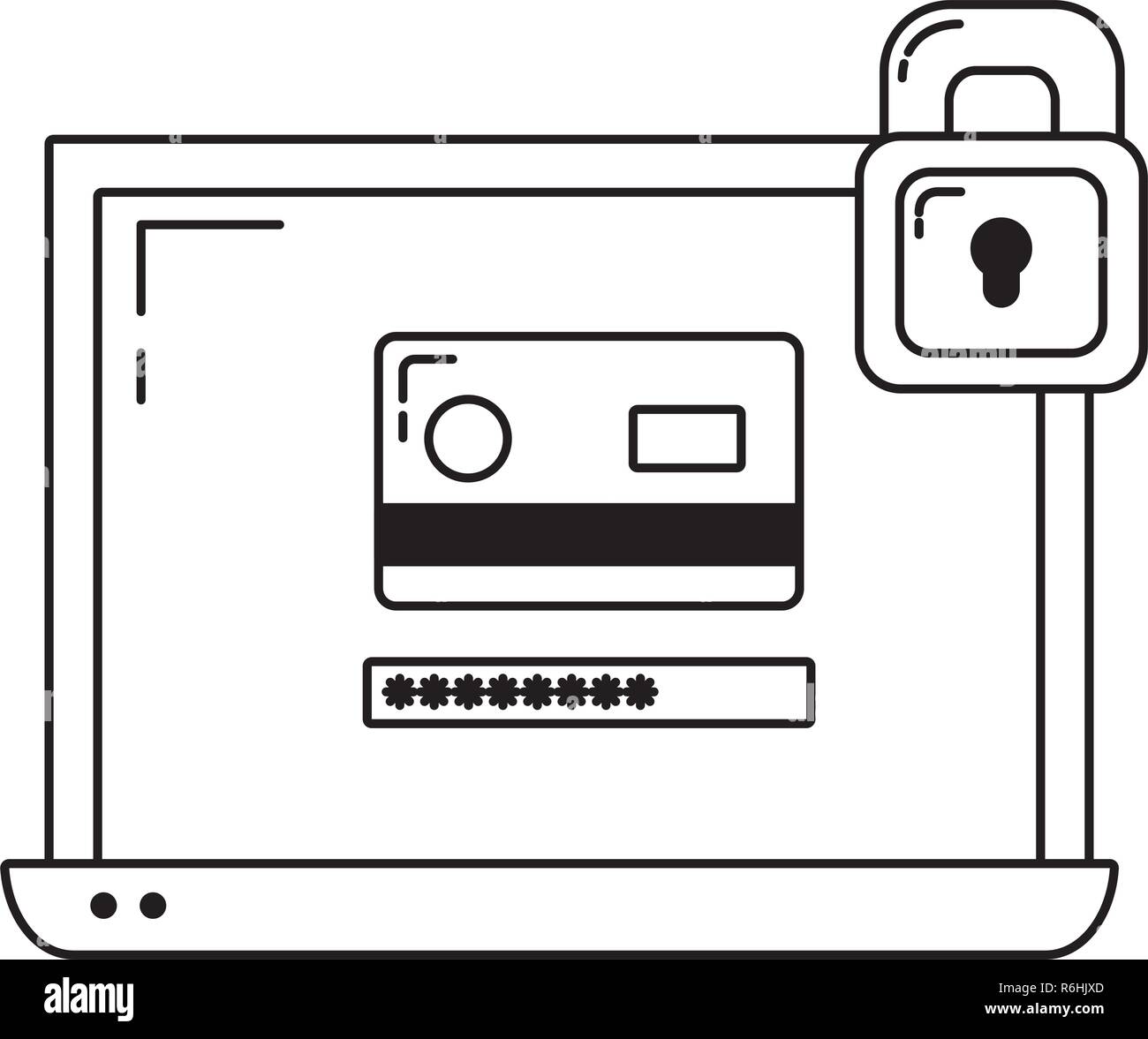 security system cartoon Stock Vector Image & Art - Alamy