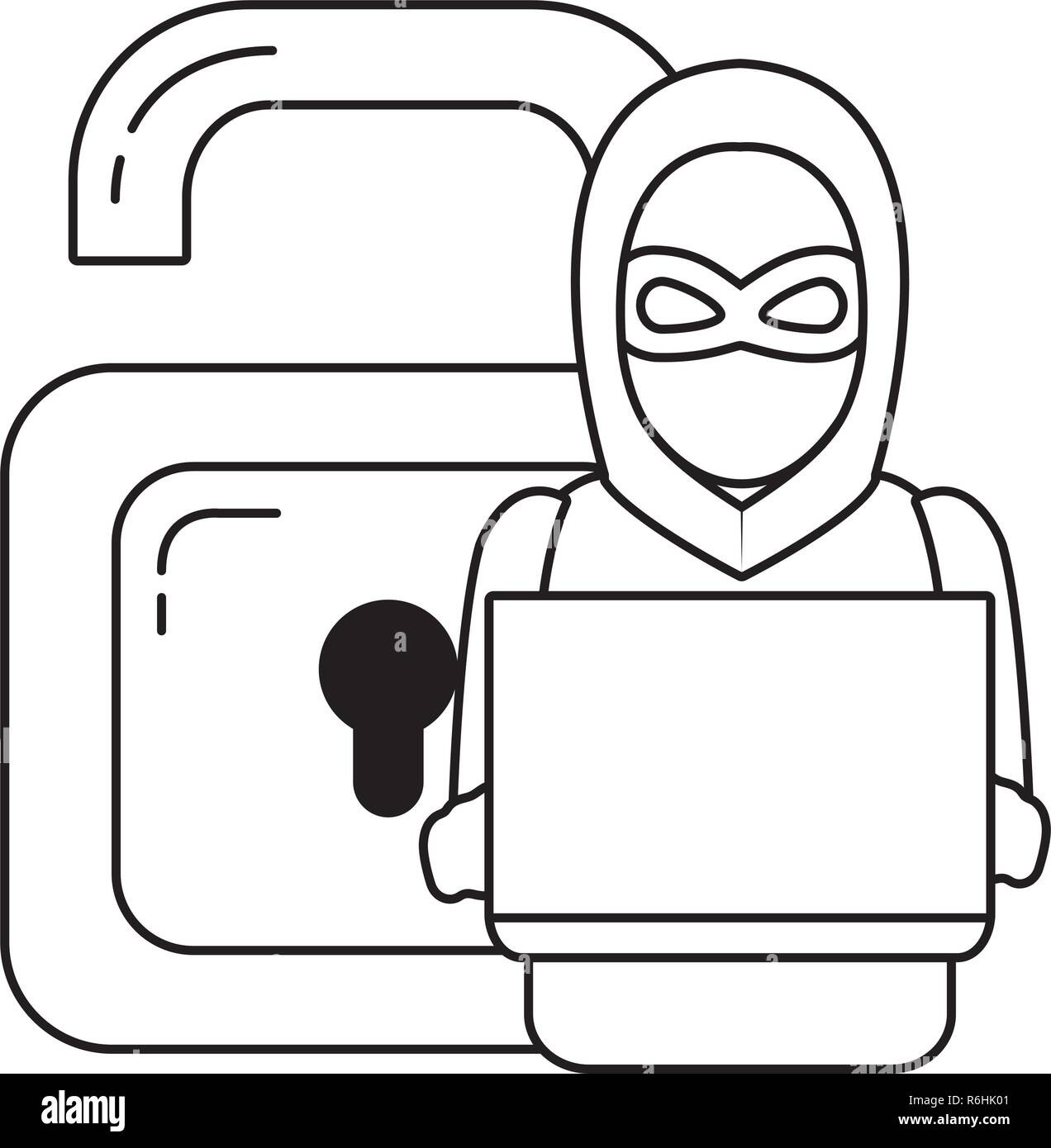 security system cartoon Stock Vector Image & Art - Alamy