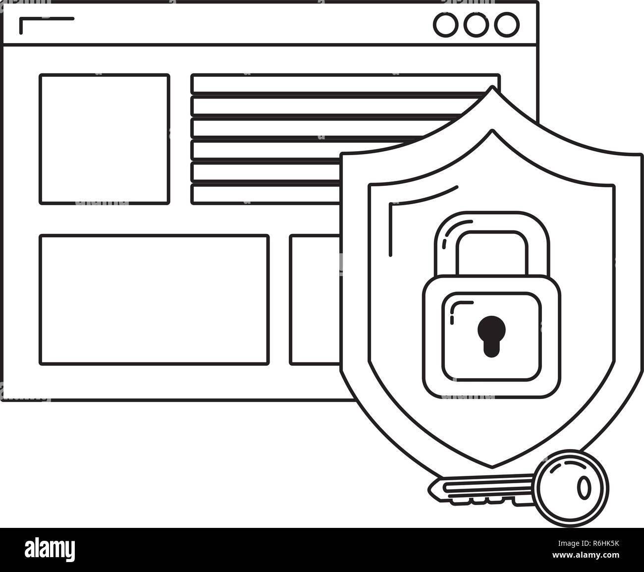 security system cartoon Stock Vector Image & Art - Alamy