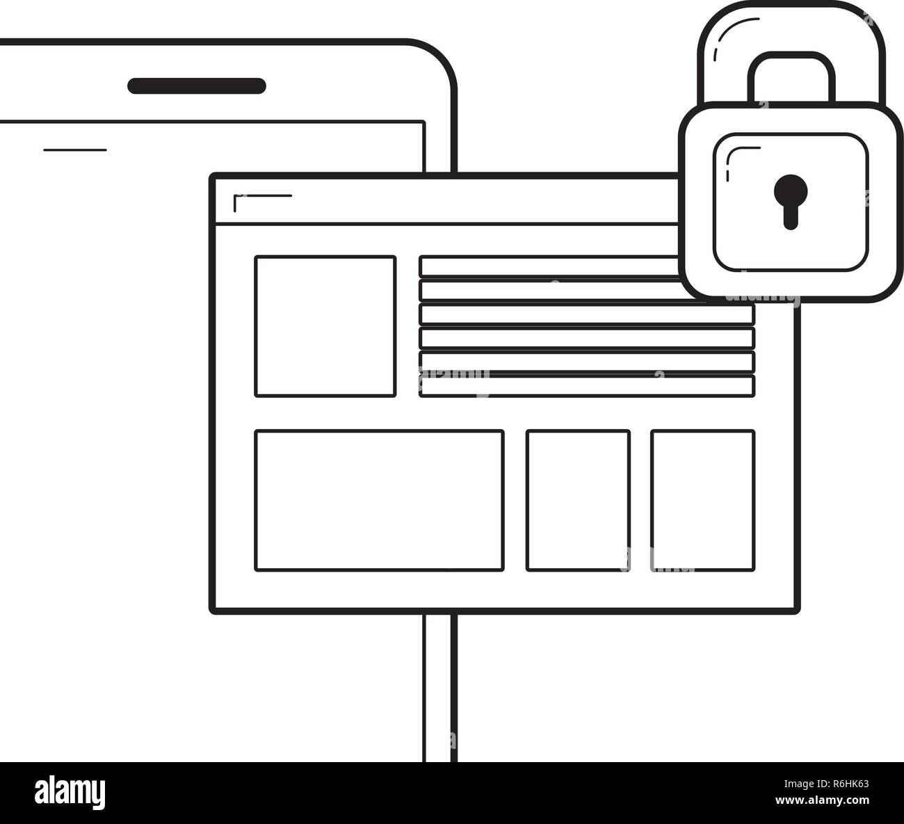 security system cartoon Stock Vector Image & Art - Alamy
