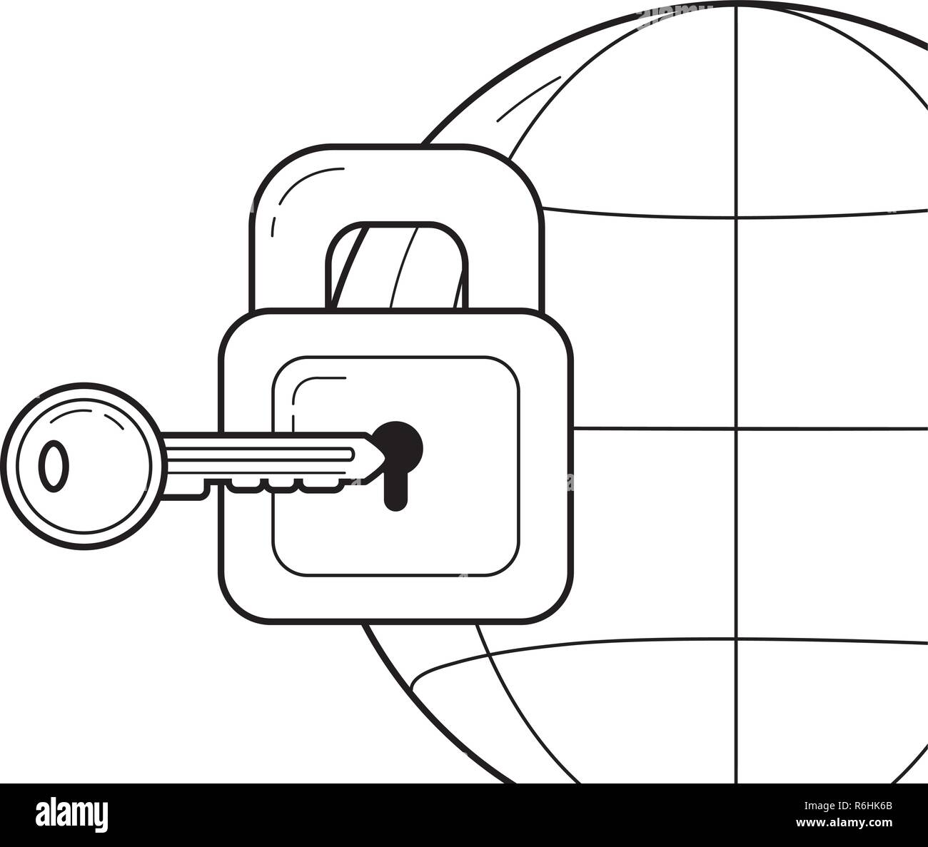 security system cartoon Stock Vector Image & Art - Alamy