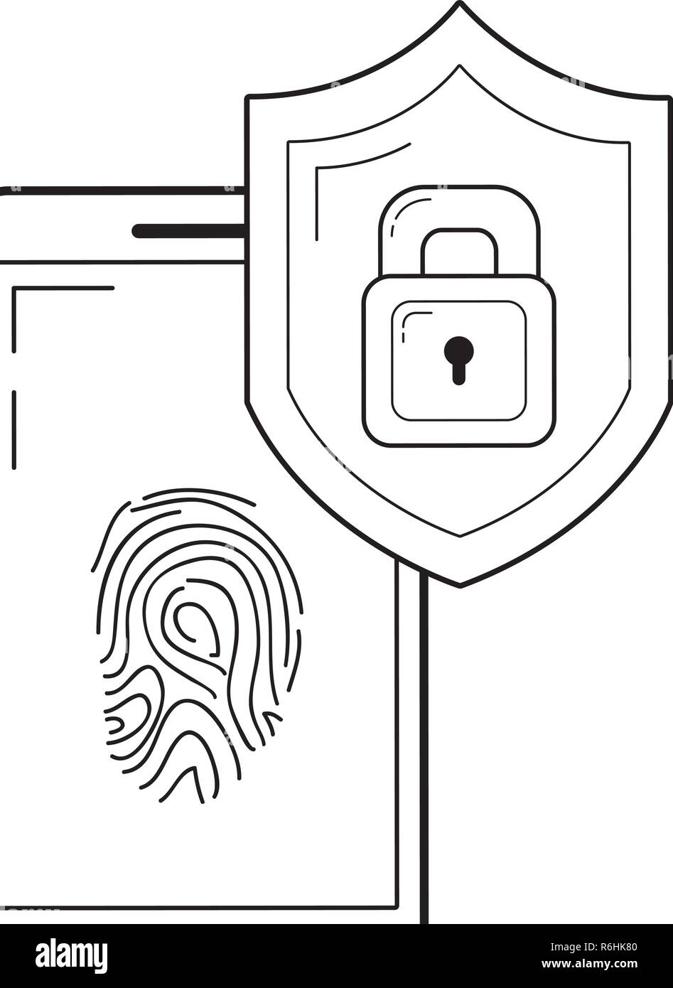 security system cartoon Stock Vector Image & Art - Alamy