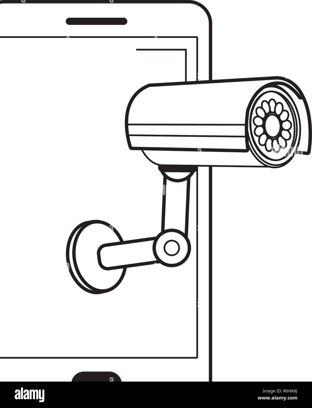 security system cartoon Stock Vector Image & Art - Alamy