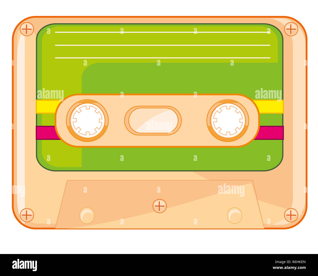 Cartoon Cassette Tape Cut Out Stock Images And Pictures Alamy