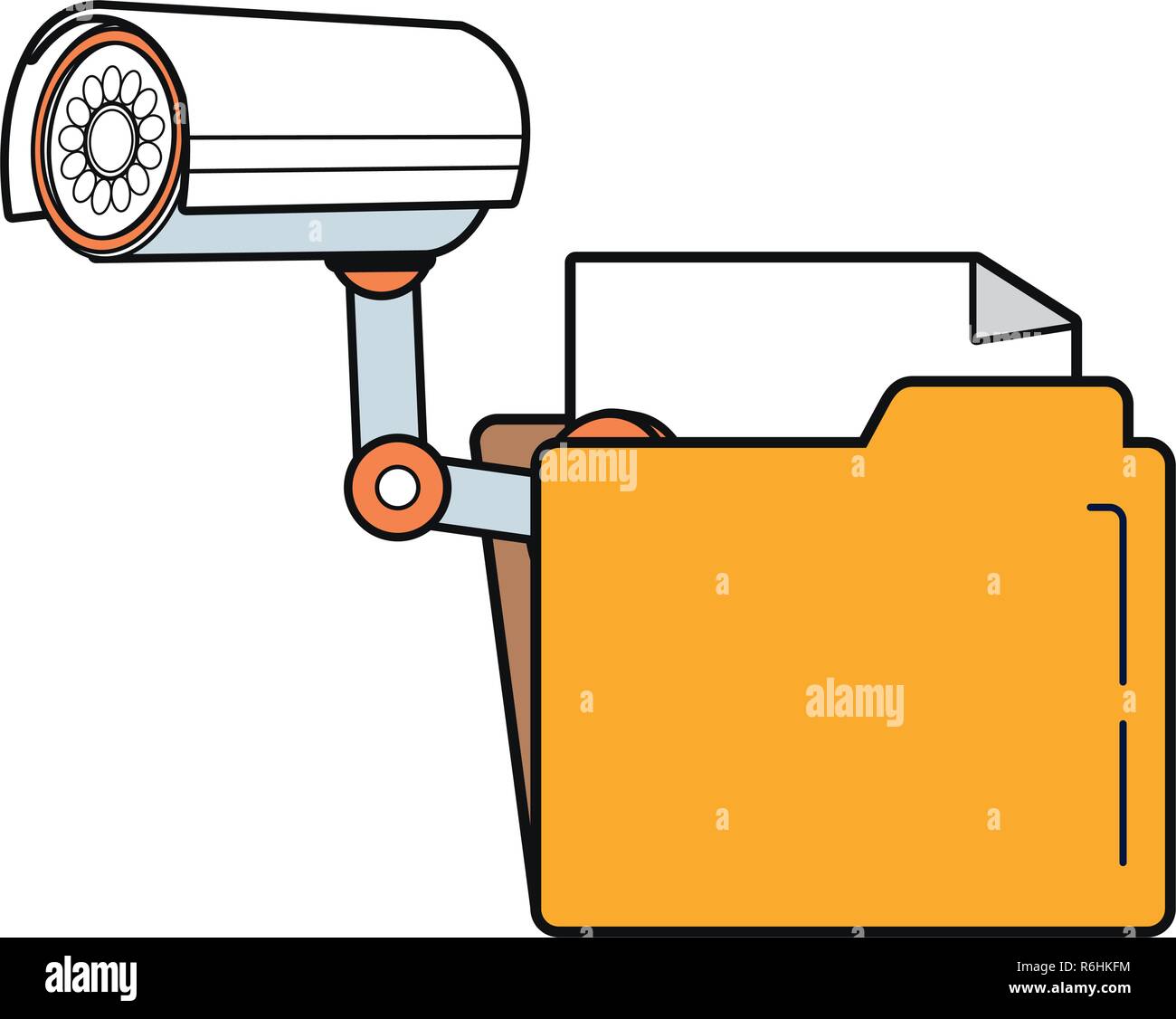 security system cartoon Stock Vector Image & Art - Alamy