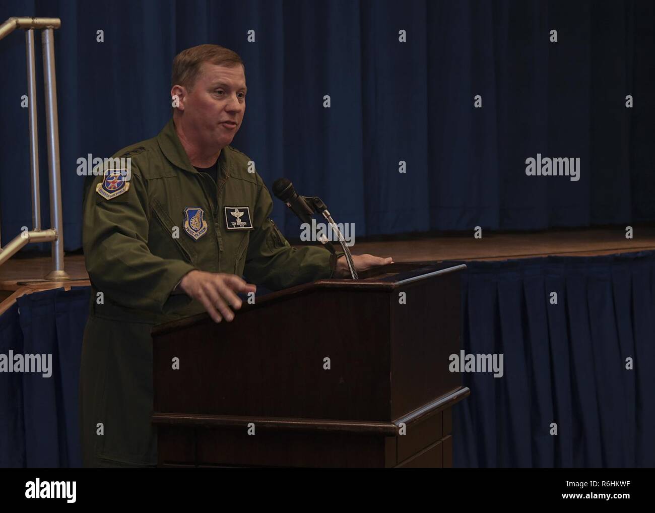 U.S. Air Force Lt. General Thomas Bergeson, 7th Air Force commander ...