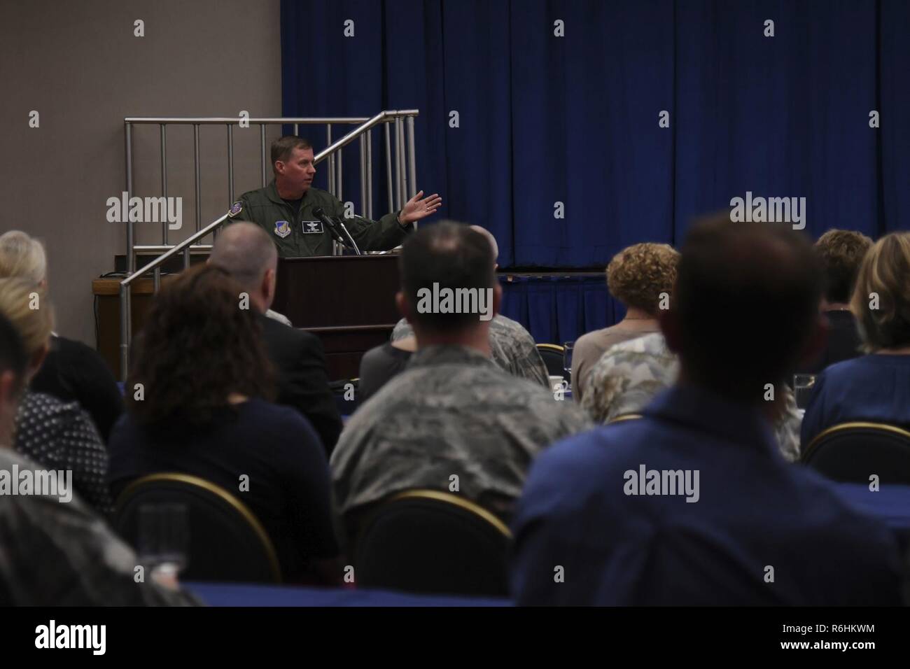 U.S. Air Force Lt. General Thomas Bergeson, 7th Air Force commander ...
