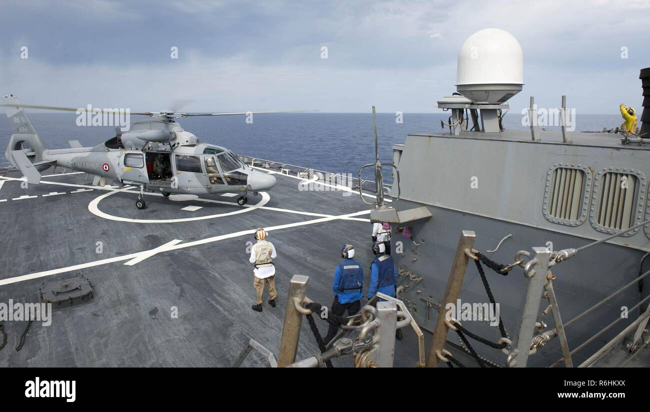MEDITERRANEAN SEA (May 18, 2017) A French Navy Panther anti-submarine ...