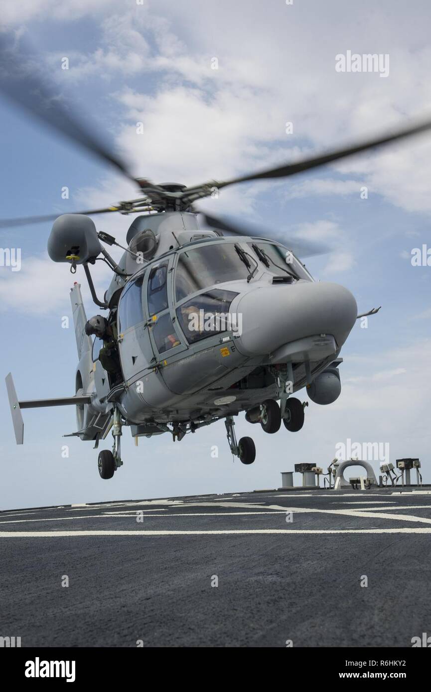 MEDITERRANEAN SEA (May 18, 2017) A French Navy Panther anti-submarine ...