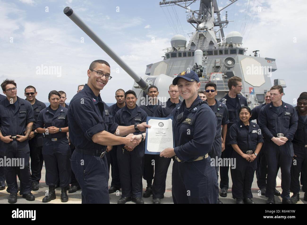 MEDITERRANEAN SEA (May 18, 2017) Fire Controlman 1st Class Andrew ...