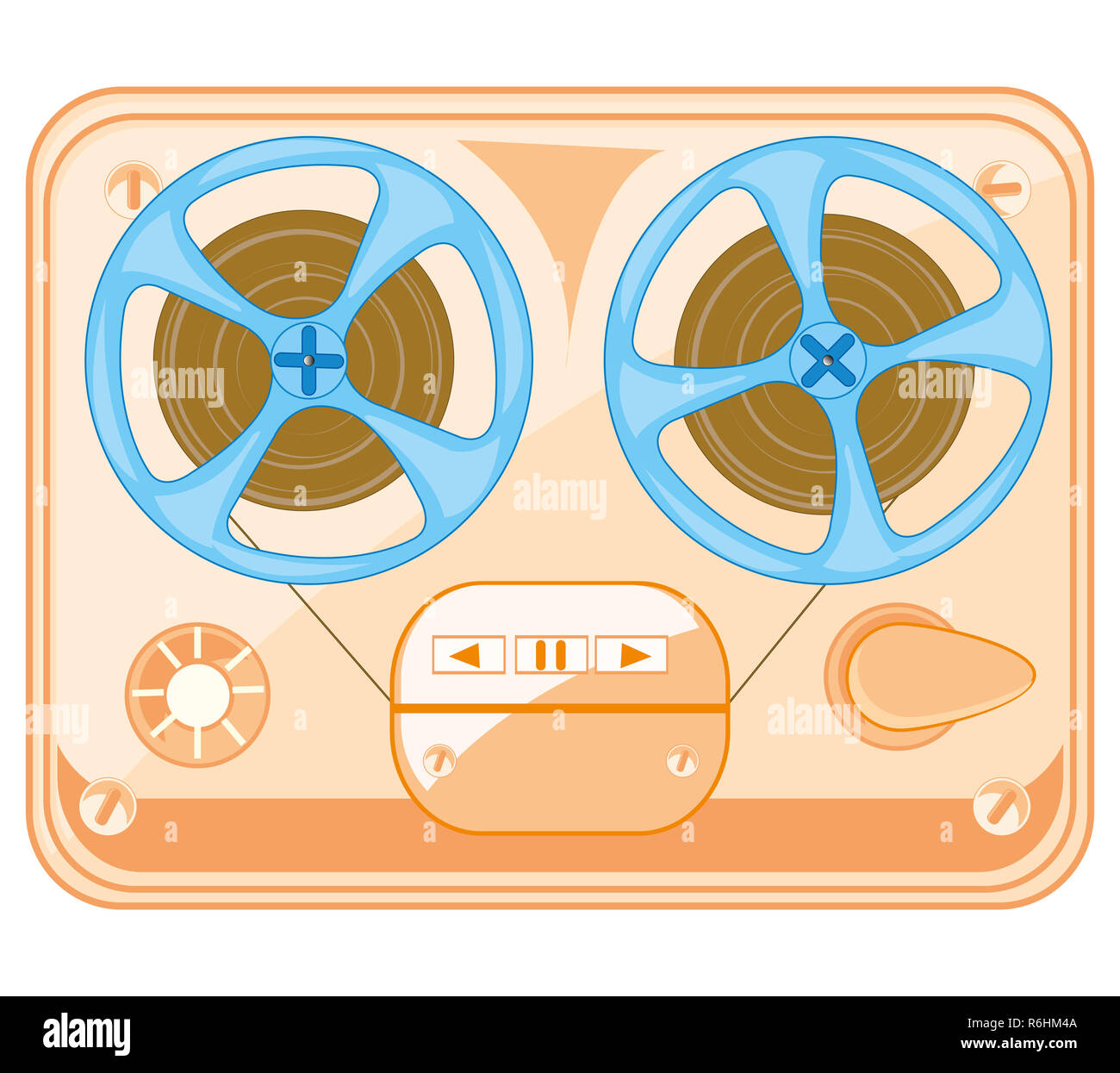 Old-time music player spool Stock Photo - Alamy
