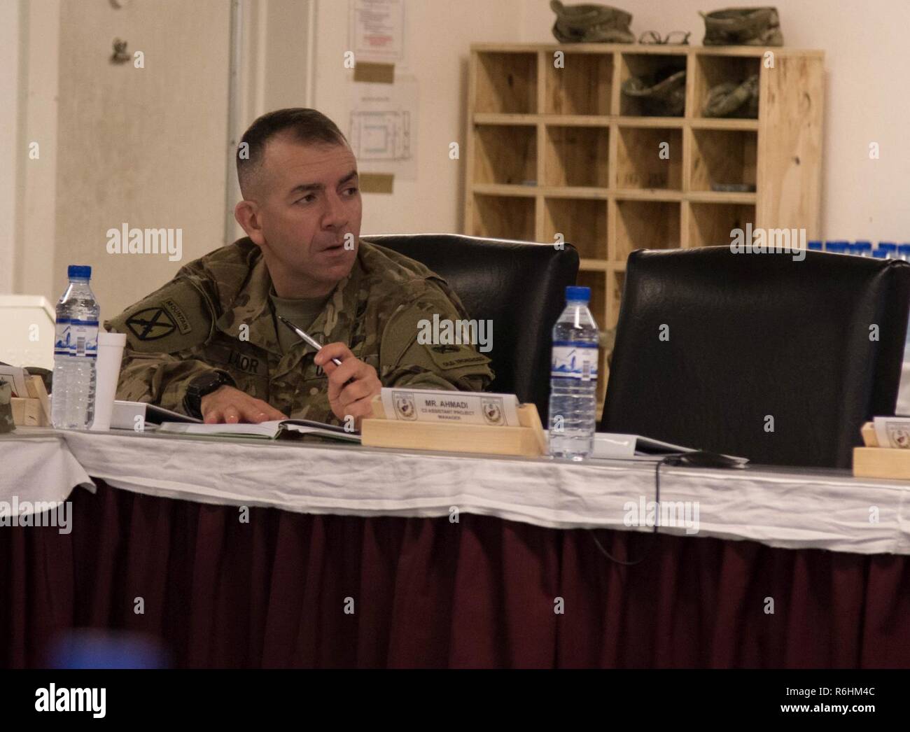 Col. Michael Lalor, commander of the 1st Armored Division Resolute ...