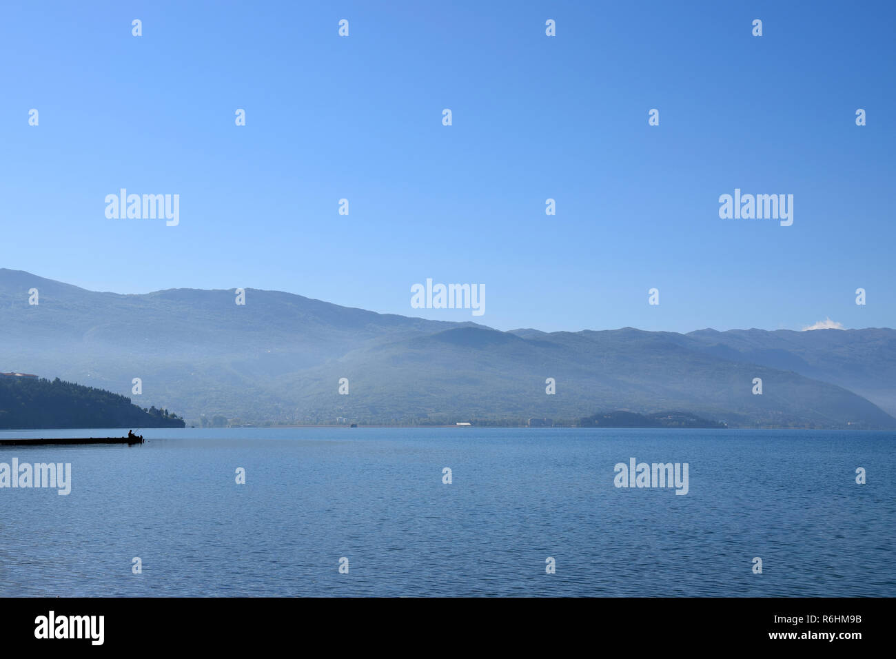 View lake ohrid fisherman hi-res stock photography and images - Alamy