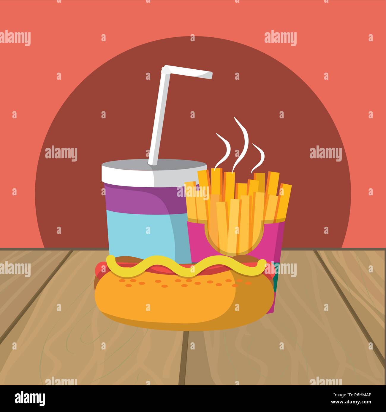 delicious food cartoon Stock Vector Image & Art - Alamy