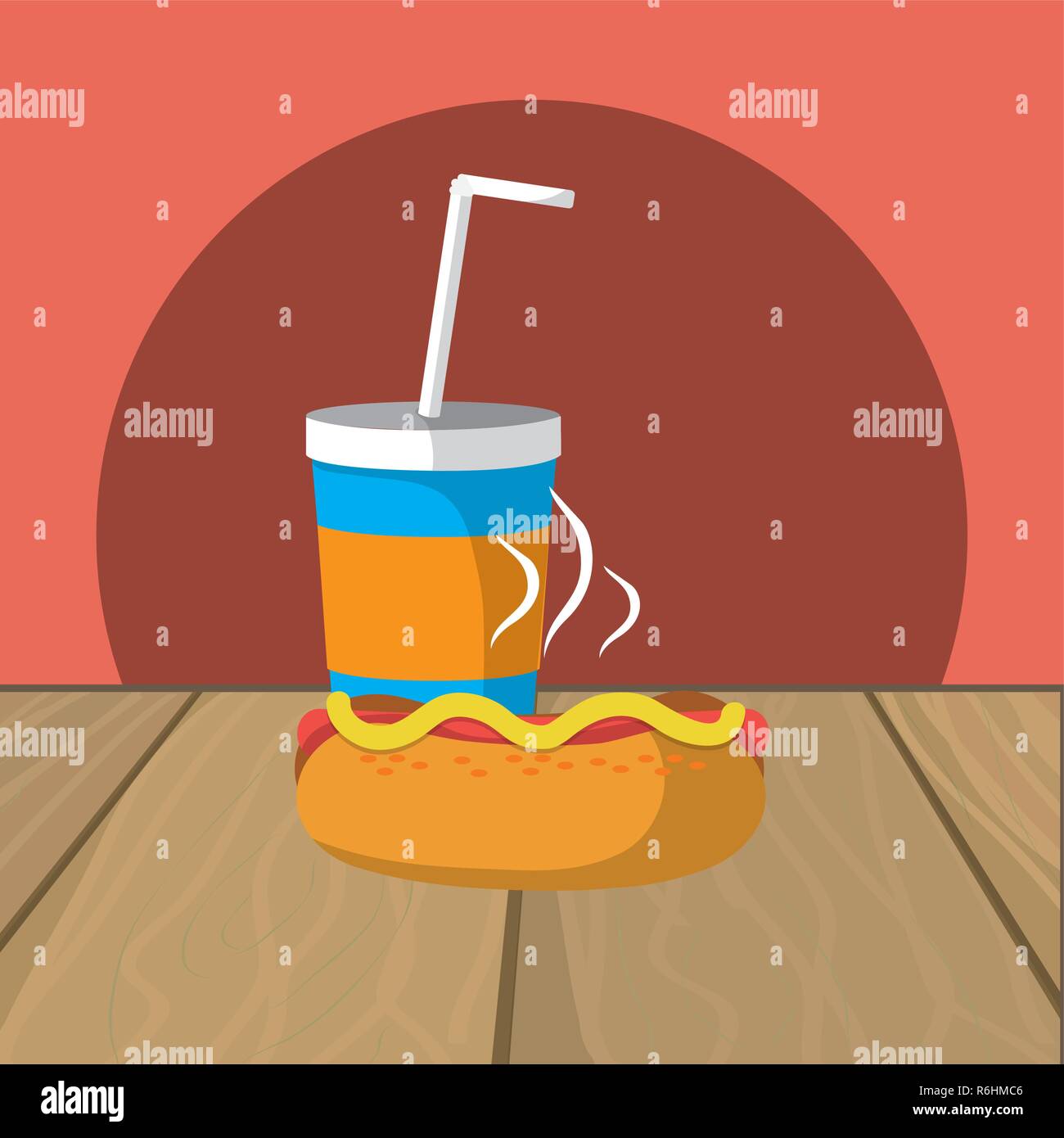delicious food cartoon Stock Vector Image & Art - Alamy