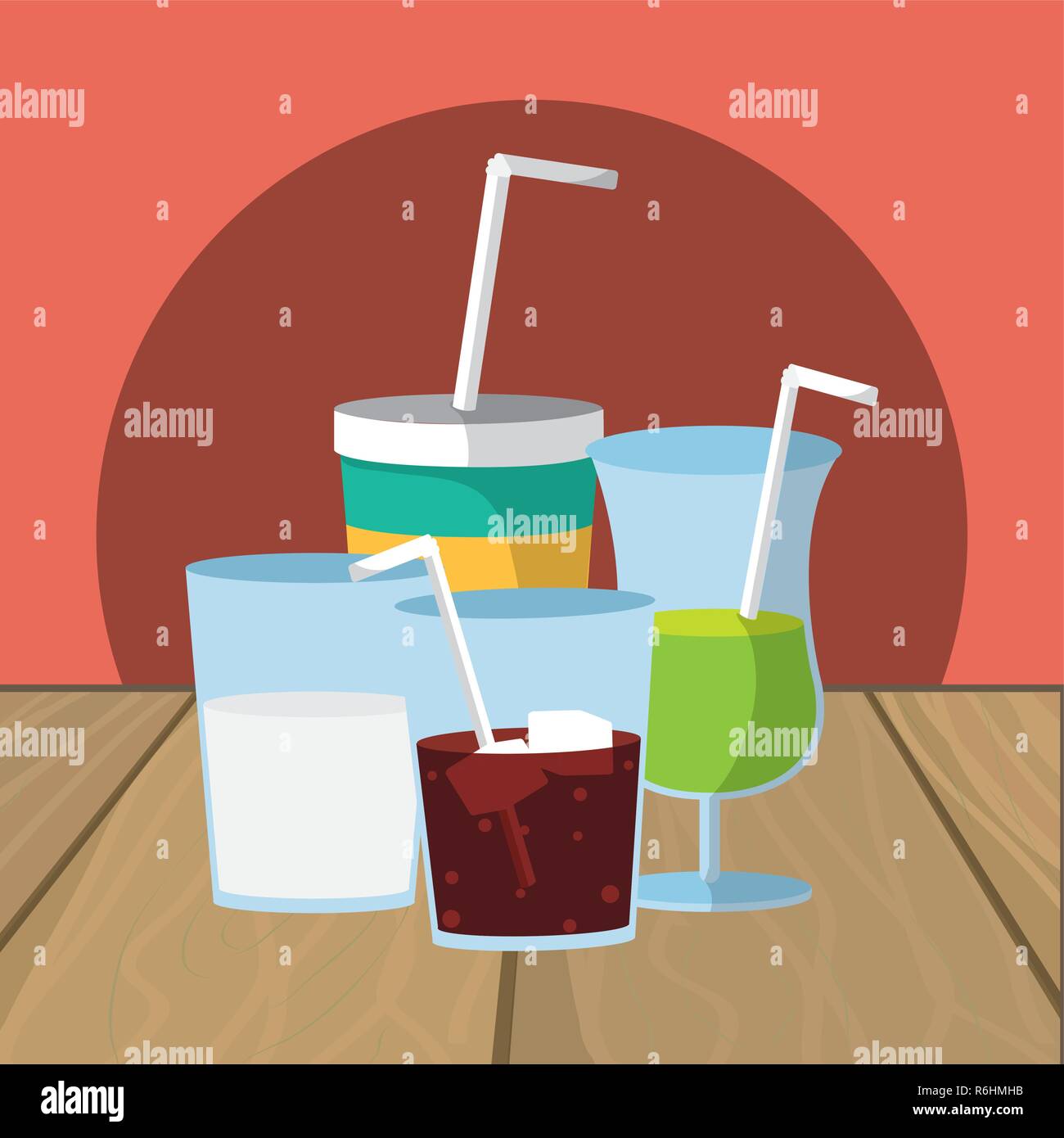 refresh drinks cartoon Stock Vector Image & Art - Alamy