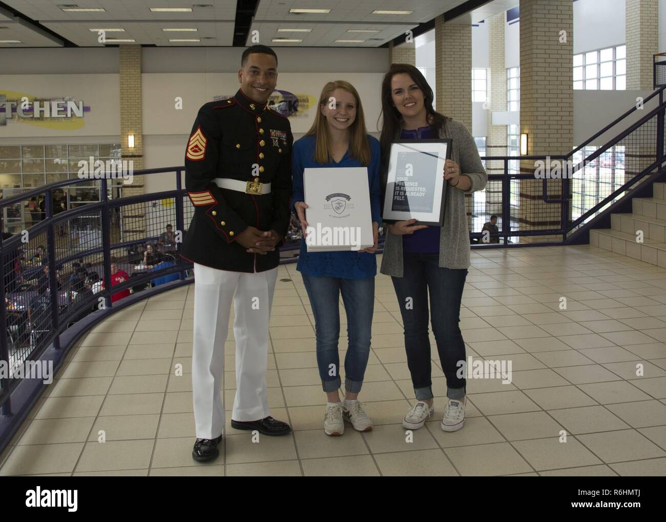 Gunnery Sgt. Marcus Jenkins, the Staff Non Commissioned Officer in ...