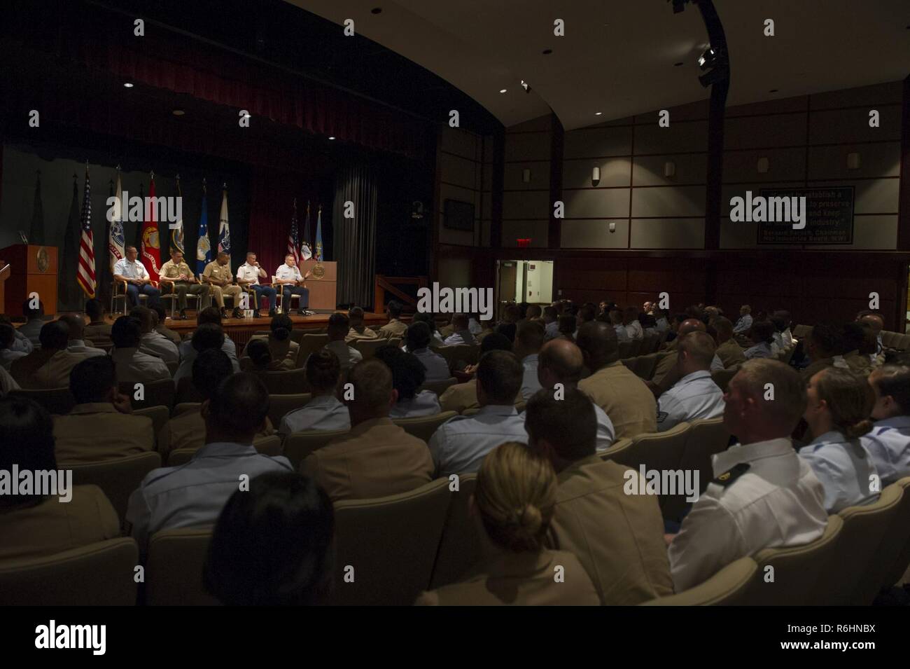 Non-Commissioned Officers from all branches of service listen to a ...