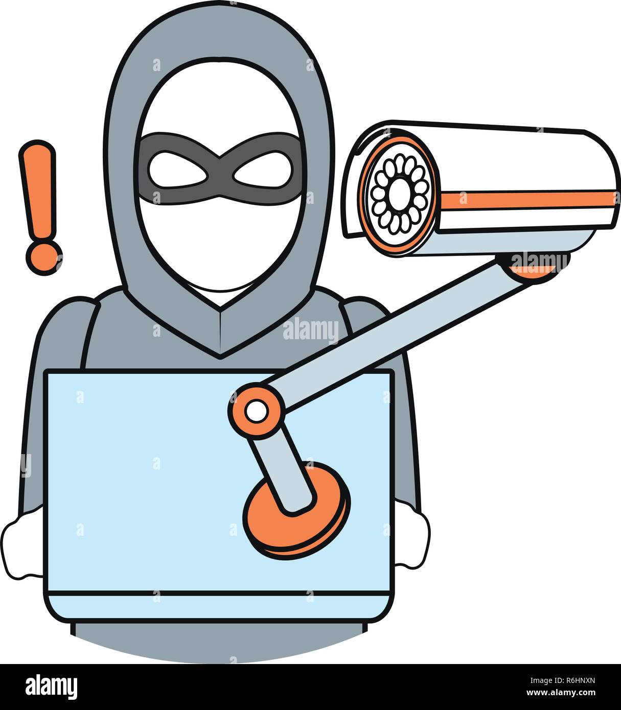 security system cartoon Stock Vector Image & Art - Alamy