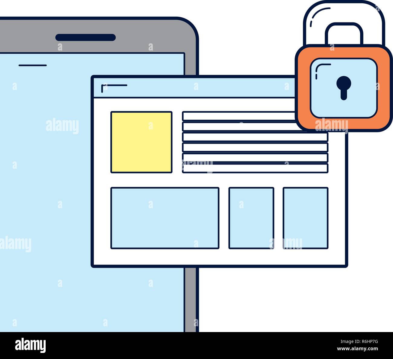 security system cartoon Stock Vector Image & Art - Alamy
