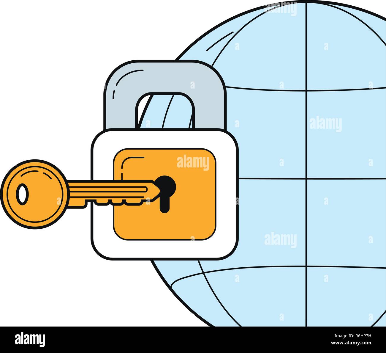 security system cartoon Stock Vector Image & Art - Alamy