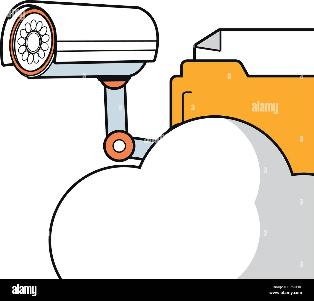 security system cartoon Stock Vector Image & Art - Alamy