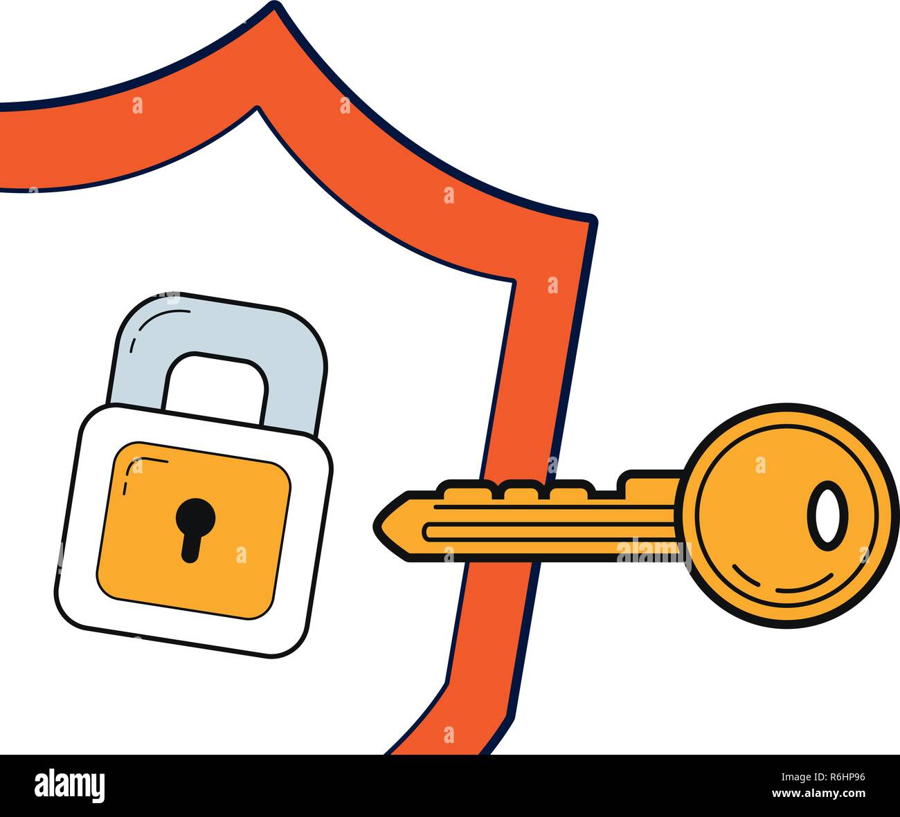 security system cartoon Stock Vector Image & Art - Alamy