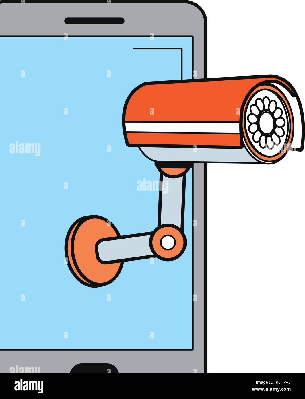 security system cartoon Stock Vector Image & Art - Alamy