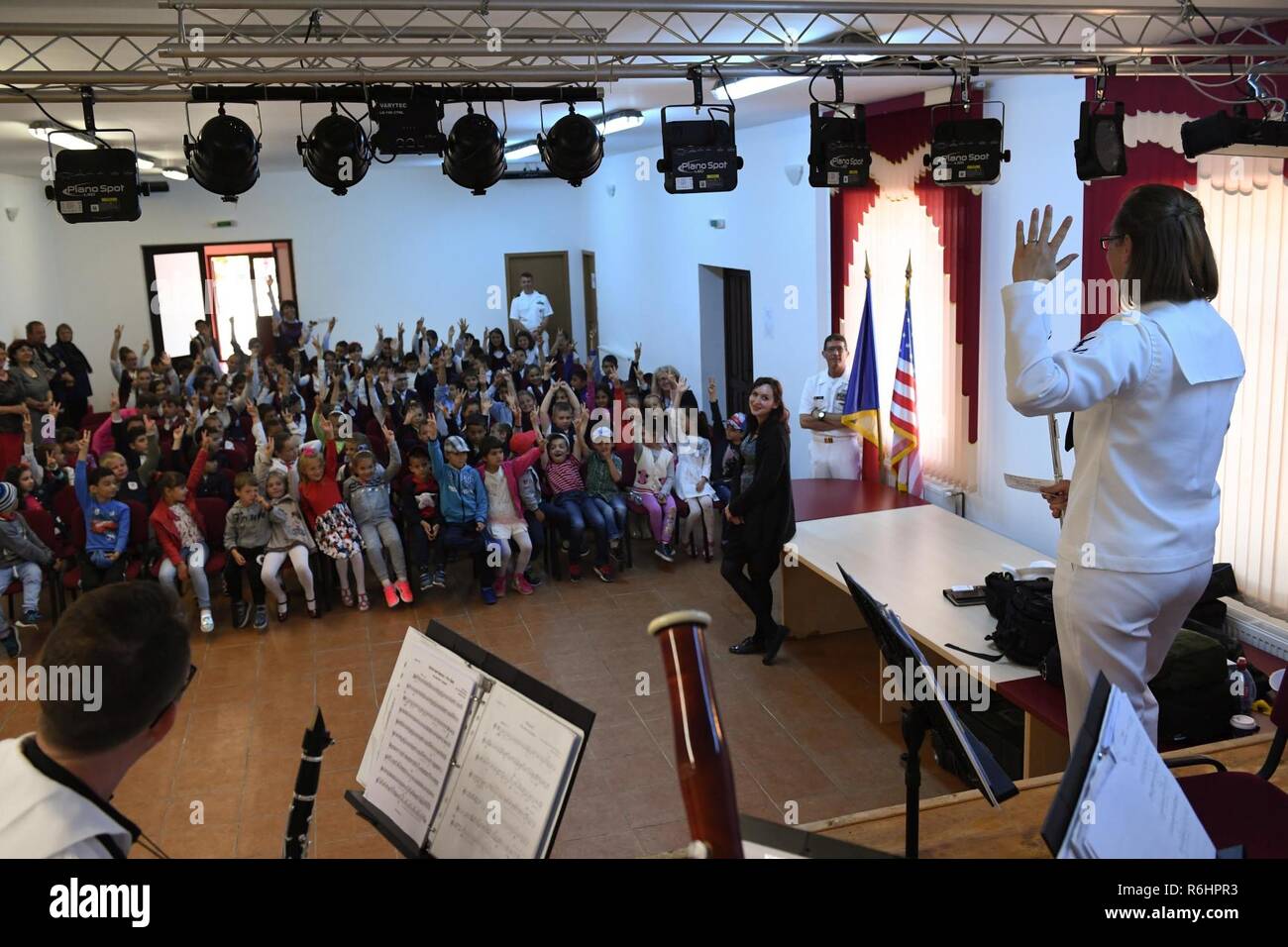 DEVESELU, Romania (May 18, 2017) Students from Deveselu Elementary ...
