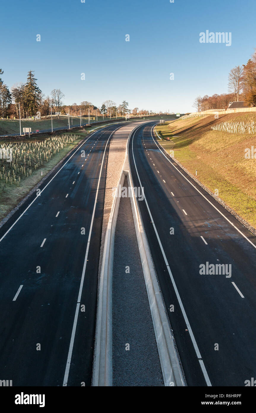 AWPR Aberdeen Bypass, Scotland Stock Photo - Alamy