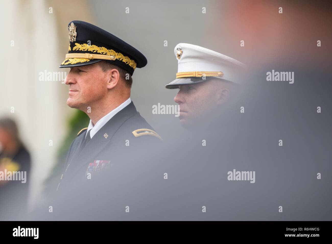Maj. Gen. Courtney P. Carr, the Adjutant General of Indiana, prepares ...