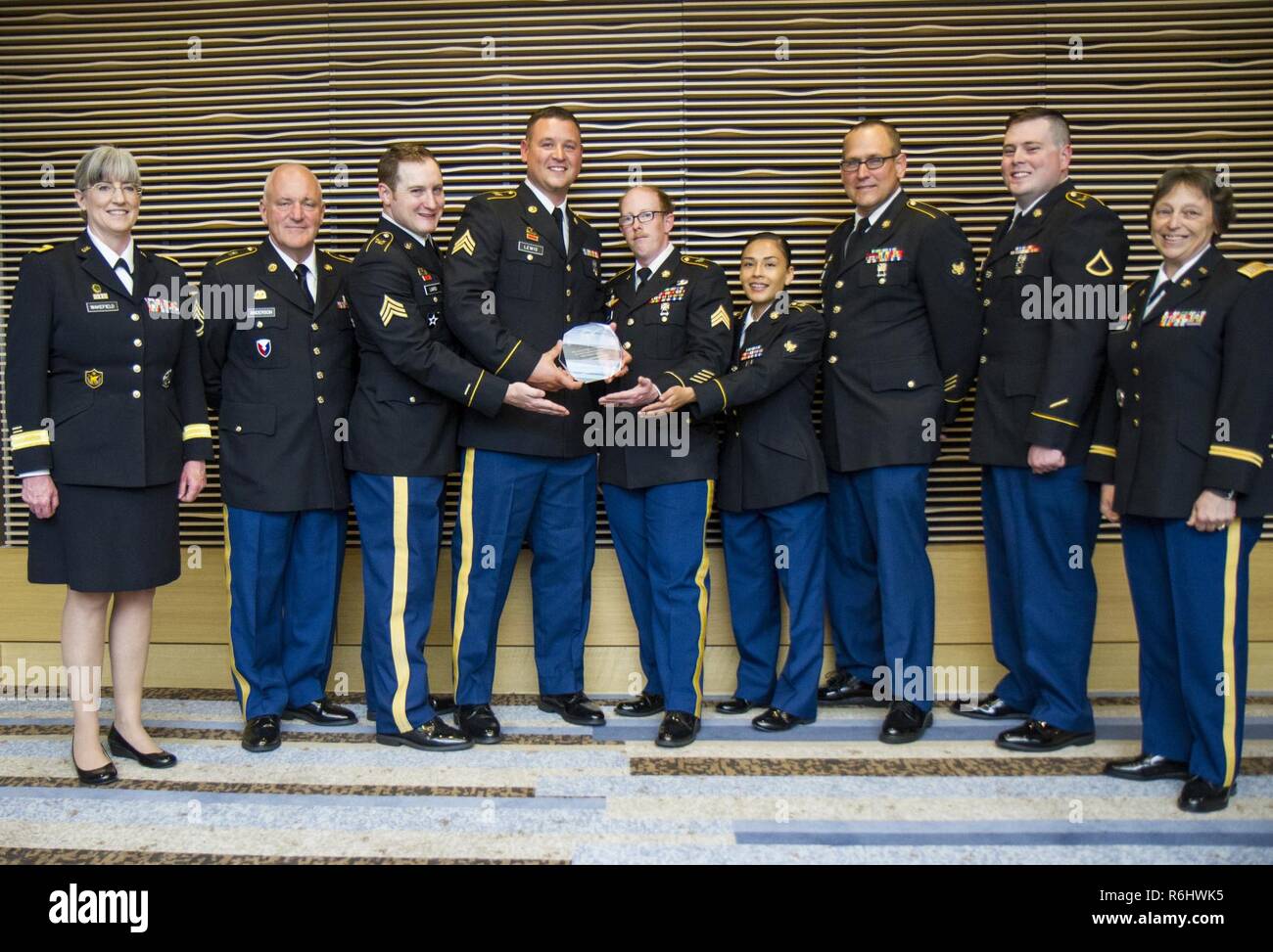 Brig. Gen. Kelly Wakefield (far left), U.S. Army Reserve deputy ...