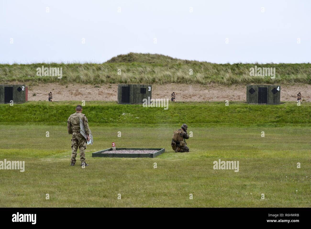 A U.S. Marine with Combat Marksmanship Company, Weapons Training ...