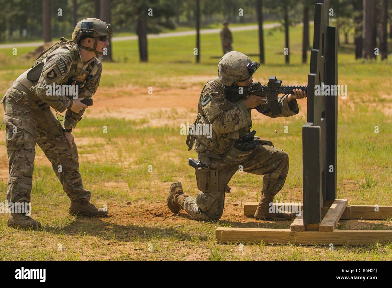 A Paratrooper assigned to the 2nd Battalion, 501st Parachute Infantry ...