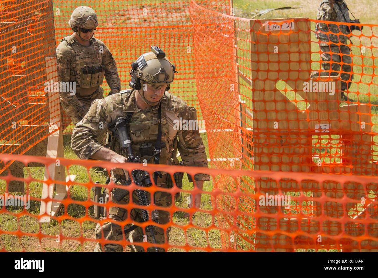 A Paratrooper assigned to the 1st Battalion, 508th Parachute Infantry ...