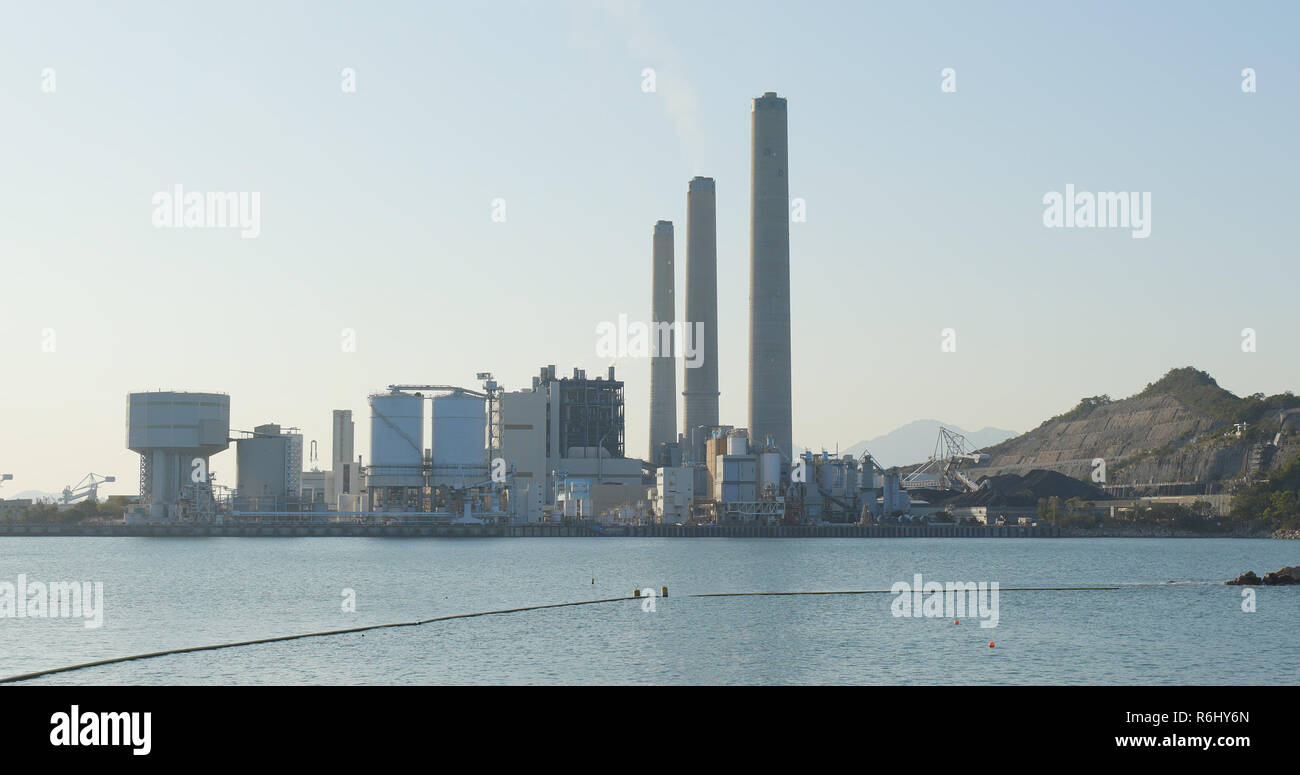Power station in Lamma island at Hong Kong Stock Photo - Alamy