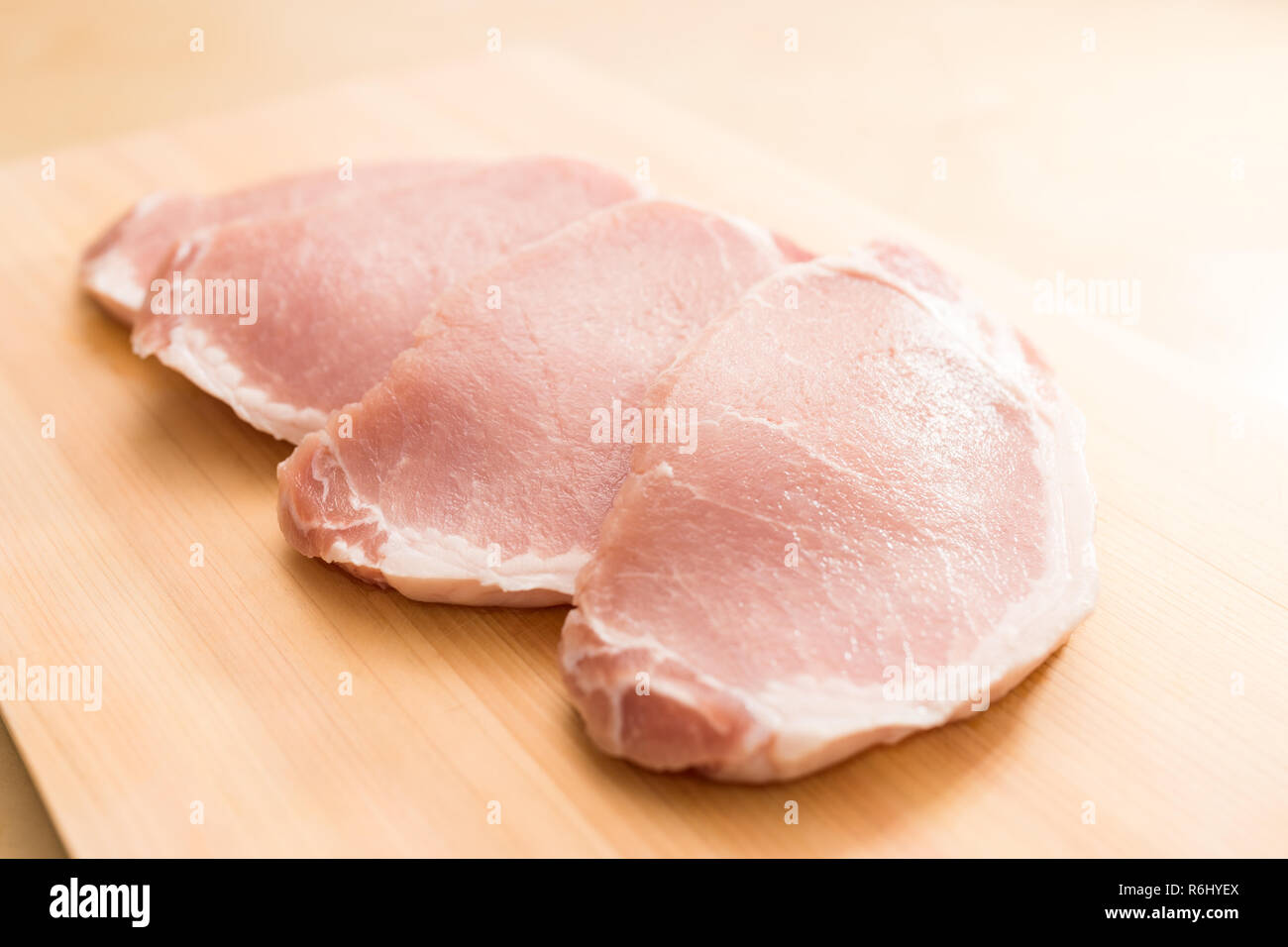 Raw pork meat Stock Photo - Alamy