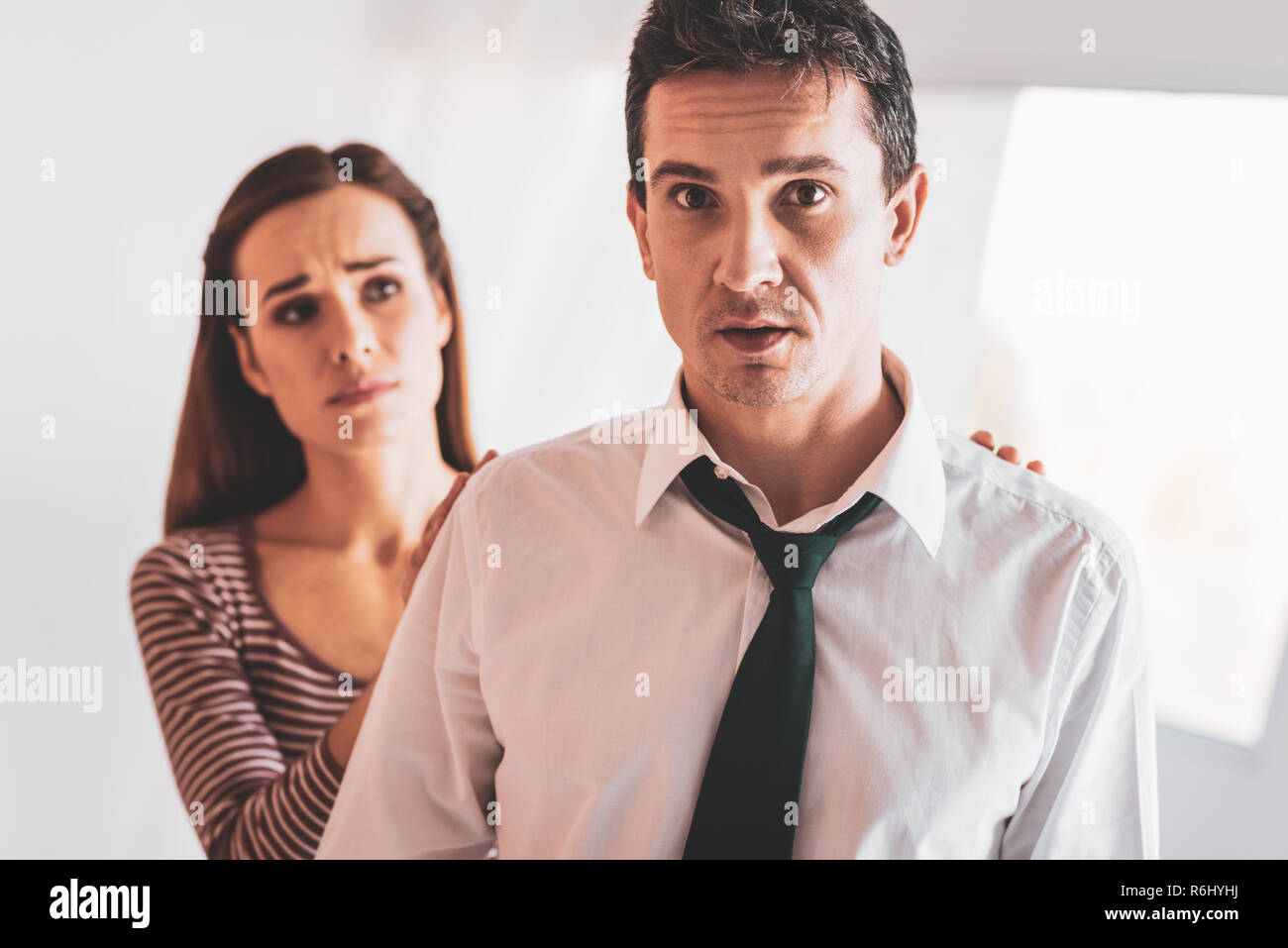 Hands on the shoulders hi-res stock photography and images - Alamy
