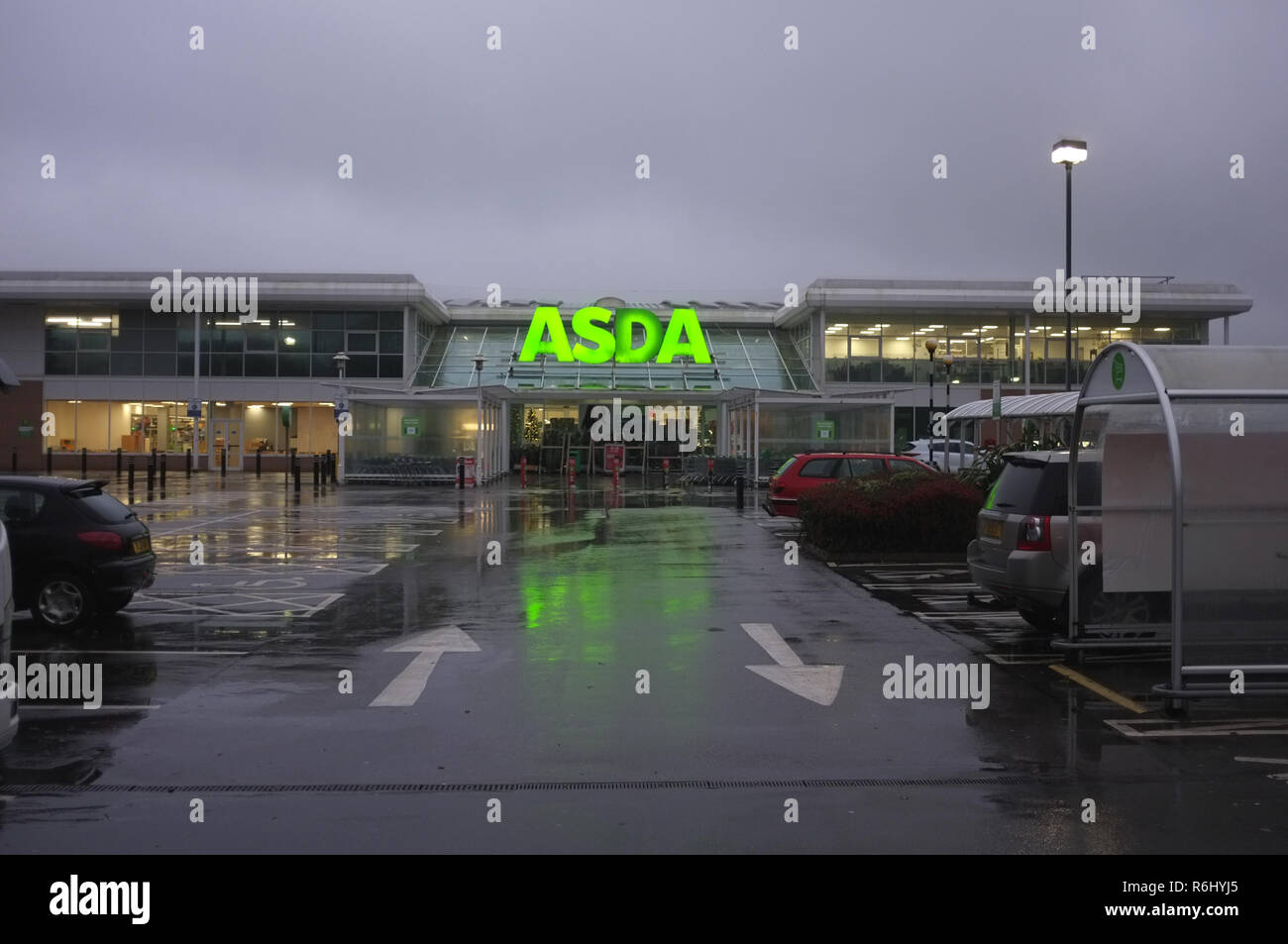 Car park asda supermarket in hi-res stock photography and images - Alamy
