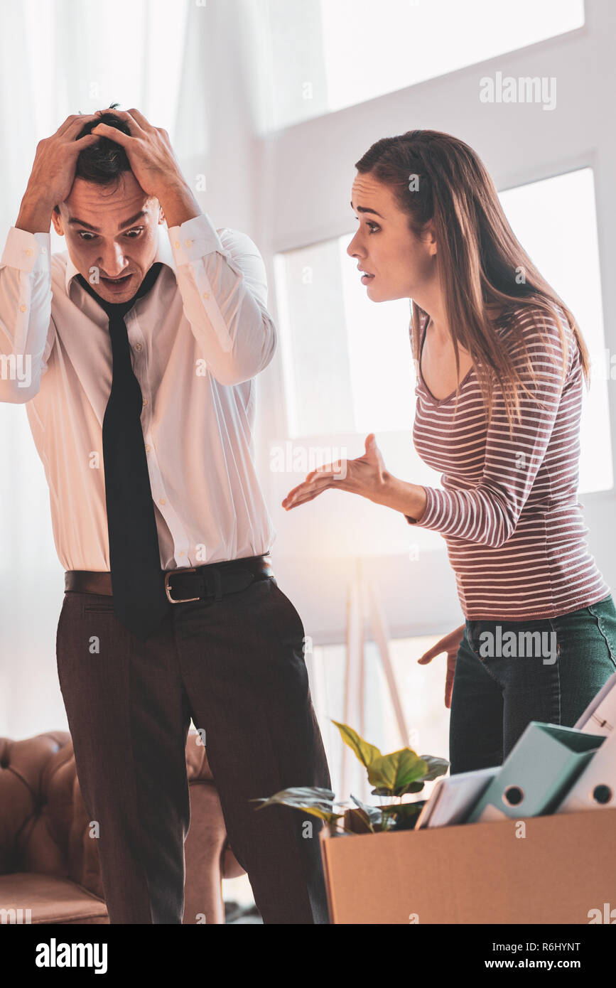 Angry wife hi-res stock photography and images - Alamy