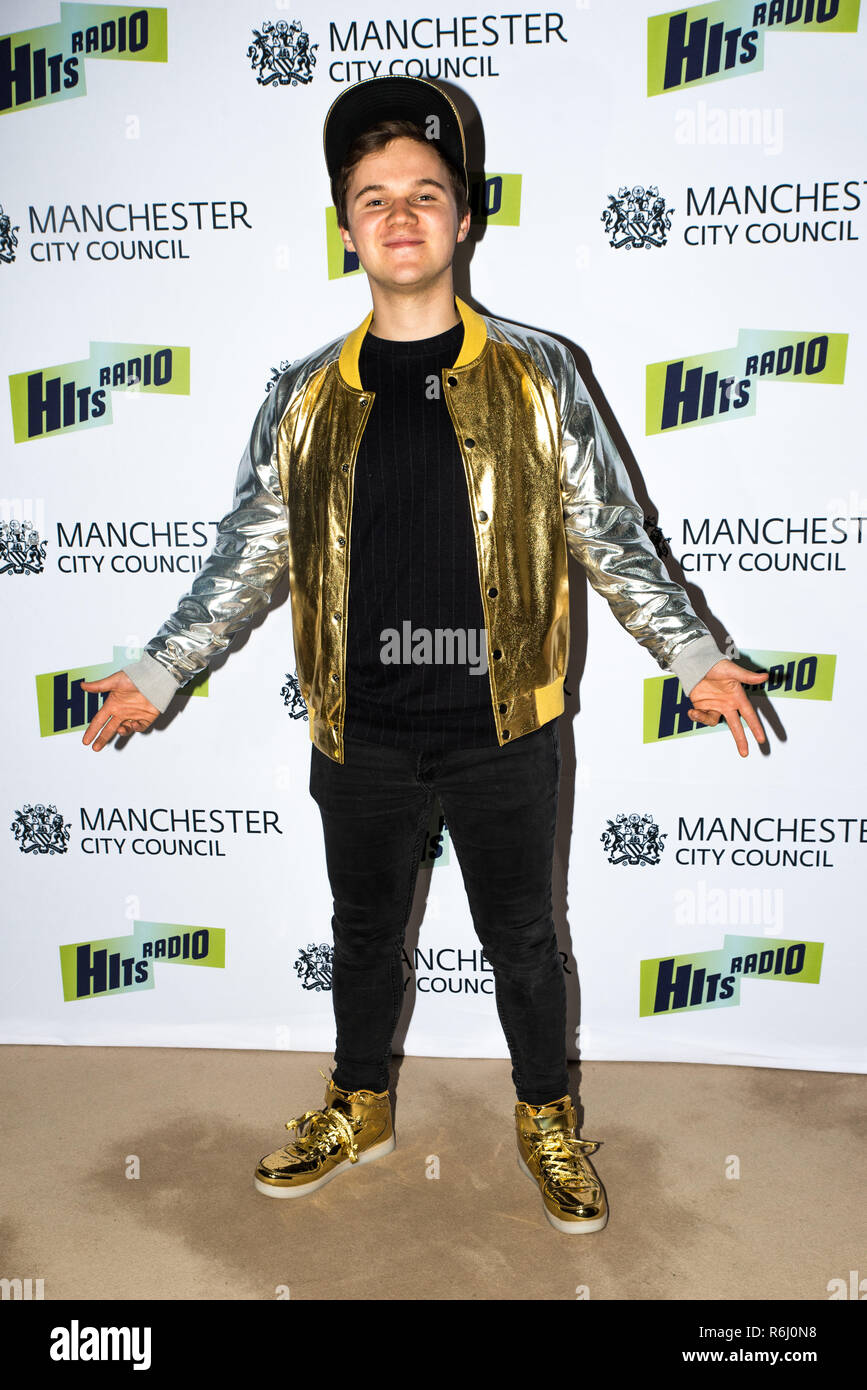 Celebrities switch on the Christmas lights in Albert Square, Manchester ...