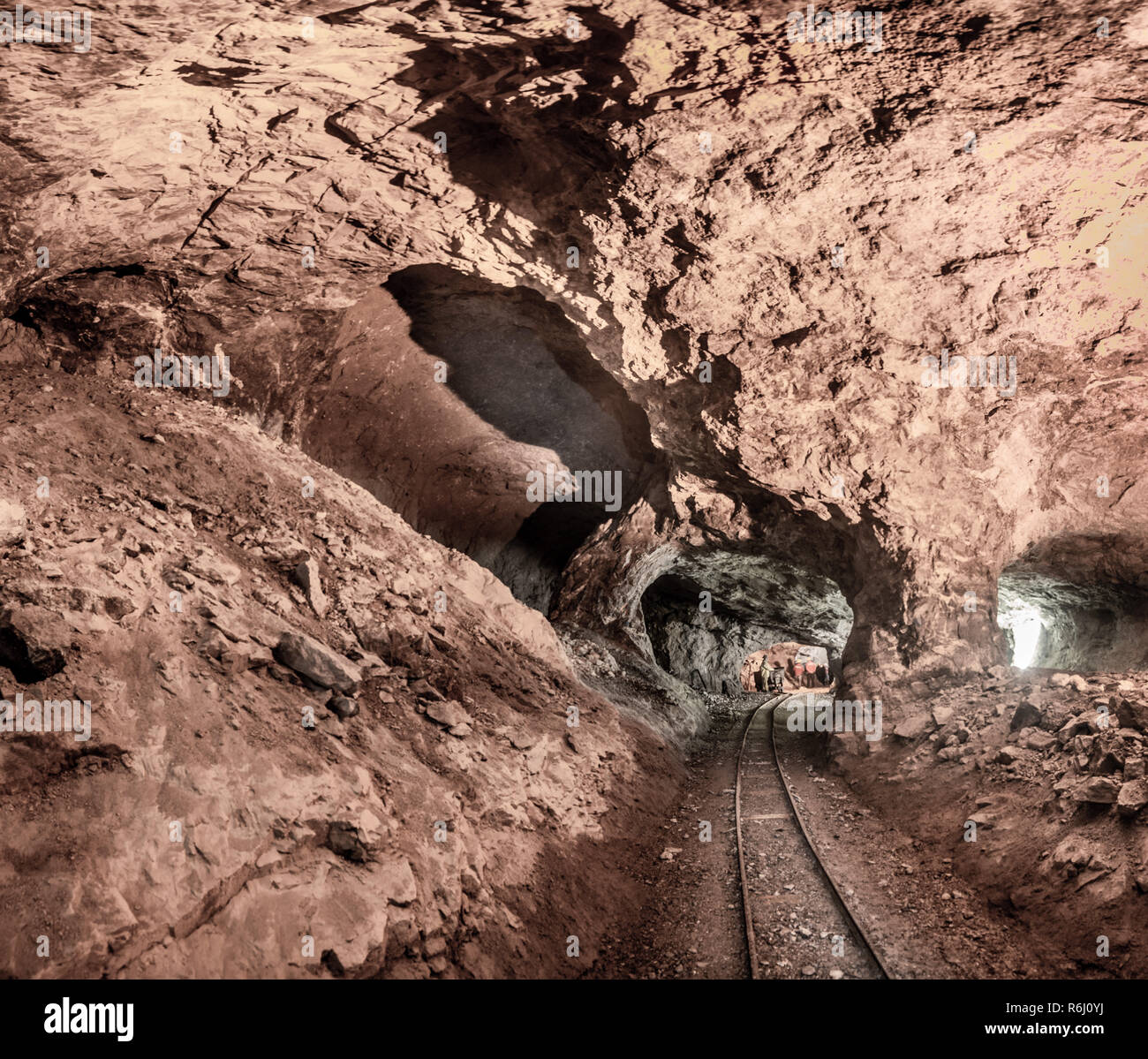 the ancient mines of Dossena Italy Stock Photo - Alamy